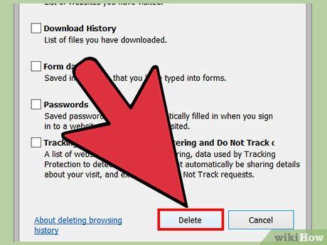 4 Ways To Delete Browsing History In Internet Explorer WikiHow