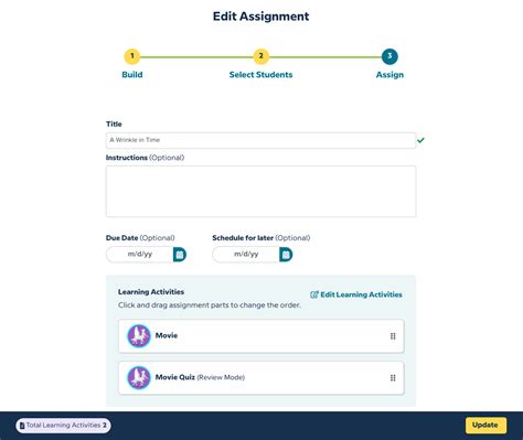 Manage Assignments Help Center