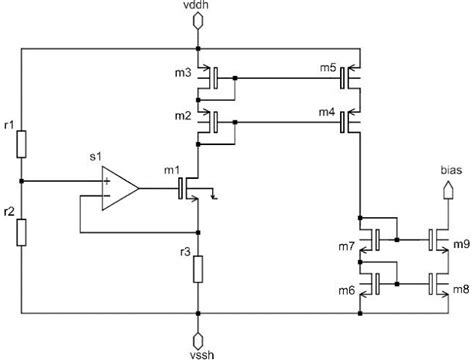 The Current Biasing Circuit For A Hall Element Download Scientific Diagram