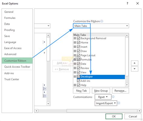فعال کردن تب Developer در اکسل مرکز آموزش تخصصی مایکروسافت اکسل Excel