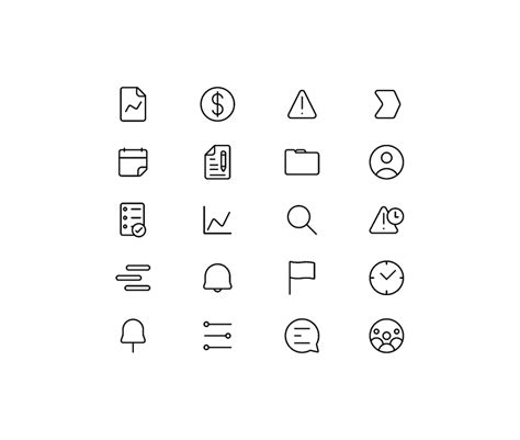Project Tracking Icons Figma