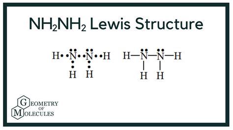 Nh2nh2 Lewis Structure How To Draw The Lewis Structure