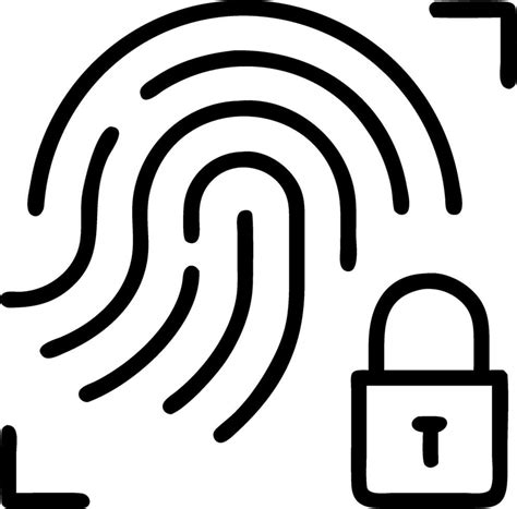 A Digital Fingerprint Being Scanned For Authentication To Represent Data Protection In