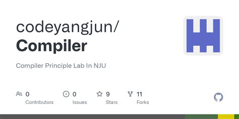 github codeyangjun compiler compiler principle lab in nju