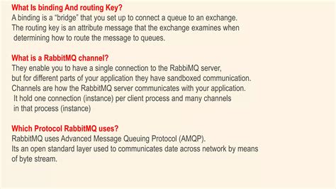 Rabbitmq Interview Questions And Answers Ppt