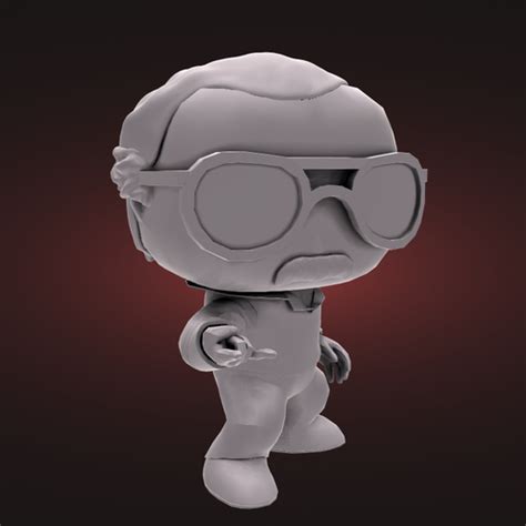 stan lee 3d print model mito3d