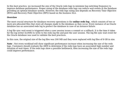 Oracle 19c Database Increase The Redo Log Size Oracle Database 19c