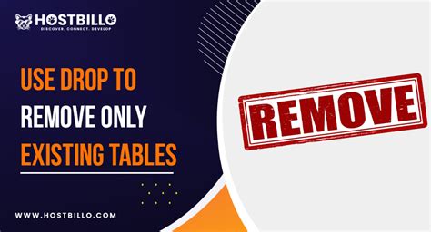How To Delete Or Drop A Table In Mysql Hostbillo Blog Web Hosting Devops Tech And More