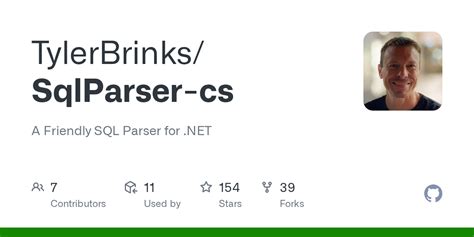 Github Tylerbrinkssqlparser Cs A Friendly Sql Parser For Net