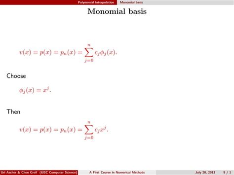2 Polynomial Interpolation Ppt