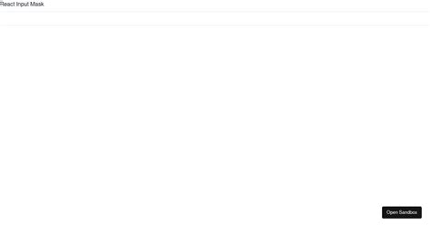 React Input Mask With Chakra Ui Forked Codesandbox