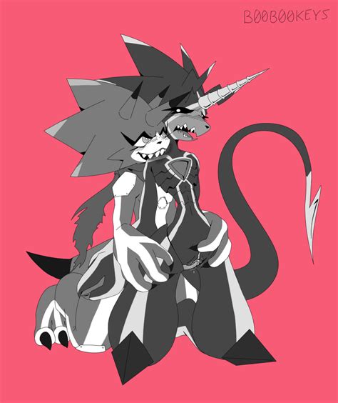 Rule 34 Absurd Res Andromorph Anthro B00b00keys Bandai Namco Betelgammamon Bite Bite Mark