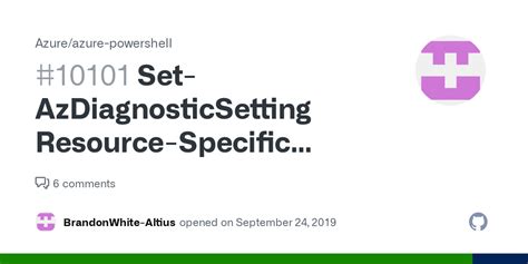 Set Azdiagnosticsetting Resource Specific Mode Flag · Issue 10101