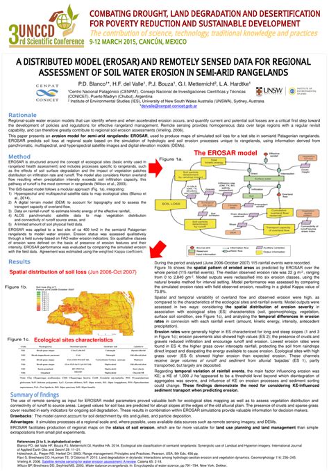 Pdf Using The Distributed Model Erosar And Remotely Sensed Data For Regional Assessment Of