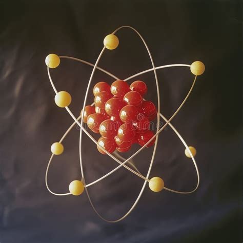 Atomic Dance Subatomic Realm Electrons Neutrons And Protons Orbit A Fixed Nucleus In A Model