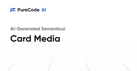 Build Great Semanticui Card Media Components Faster Using Ai Tools