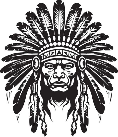 Premium Vector Warriors Pride Apache Logo Vector Graphic Spirit
