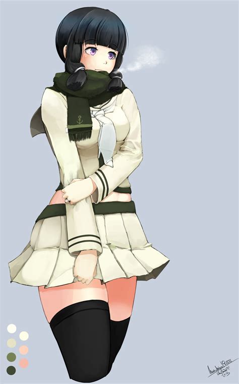 Kitakami And Kitakami Kai Ni Kantai Collection Drawn By Harumiya Hiro