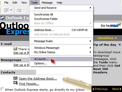 Set Up Email In Outlook Express WebHostingBuzz Wiki