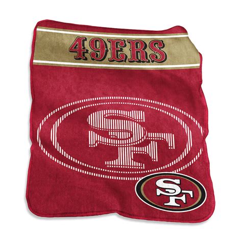 Buy Nfl San Francisco 49ers Large Raschel Throw Blanket 60 X 80