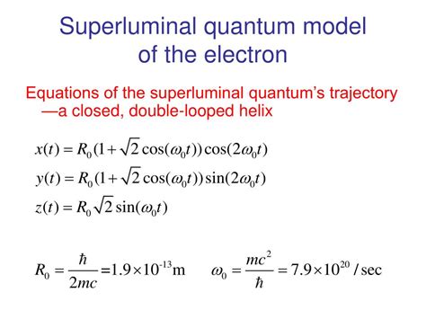 Ppt Superluminal Quantum Models Of The Electron And The Photon Powerpoint Presentation Id673756