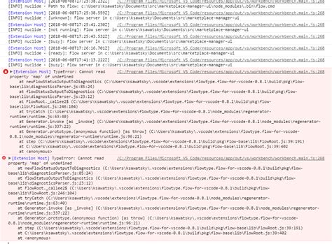 flow runs once and then breaks · issue 255 · flow flow for vscode · github