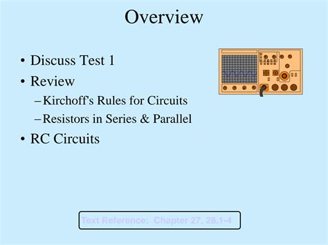 SOLUTION Overview Kirchoff S Rules For Circuits Resistors In Series Parallel Rc Circuits
