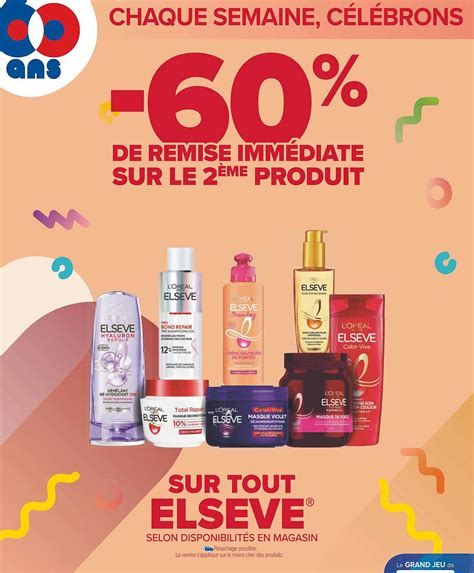 Promo Produit Elsève Chez Carrefour Icatalogue Fr