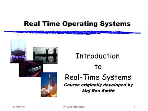 PPT Real Time Operating Systems PowerPoint Presentation Free Download ID
