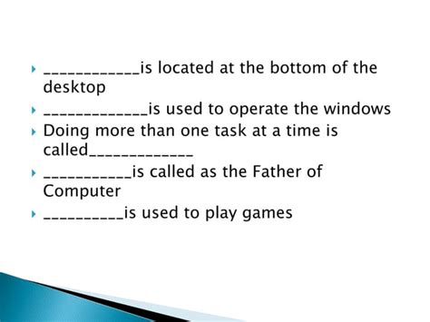 Computer Quiz For Primary Classes Ppt Computer Quiz For Primary Classes Ppt