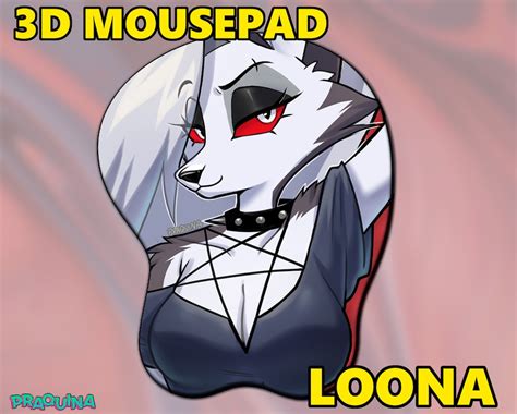 Loona Helluva Boss Furry 3d Oppai Mousepad Con Reposamuñecas Etsy Ireland