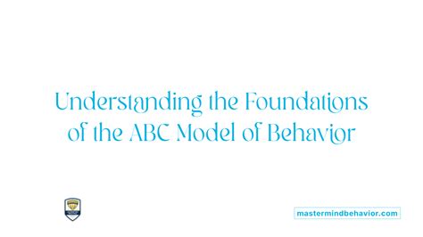 Understanding The Abcs Of Behavior Antecedent Behavior Consequence