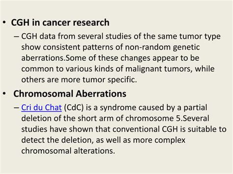 Comparative Genomic Hybridization Pptx