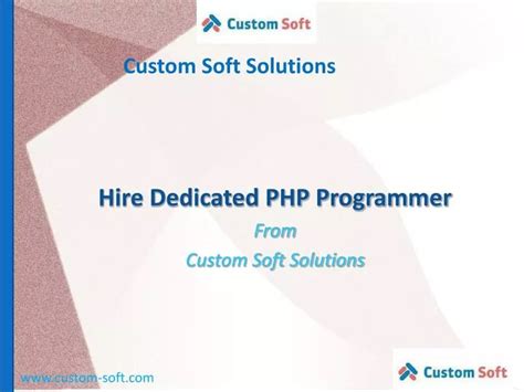 Ppt Hire Expert Php Programmer From India Hire Dedicated Php P