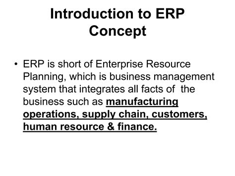 Introduction To ERP Concept PPTX Cloud Computing Internet