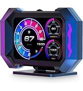 Amazon Com ACECAR OBD Gauge Display Inch HUD Head Up Display With OBD Interface Multi