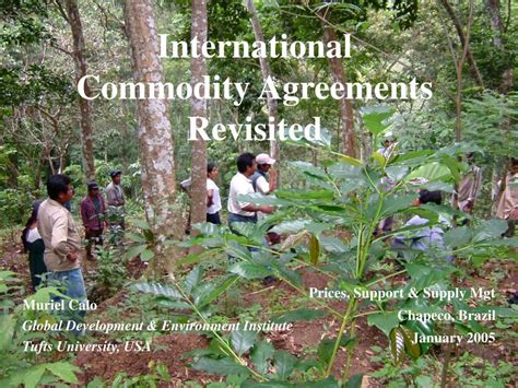 Ppt International Commodity Agreements Revisited Powerpoint