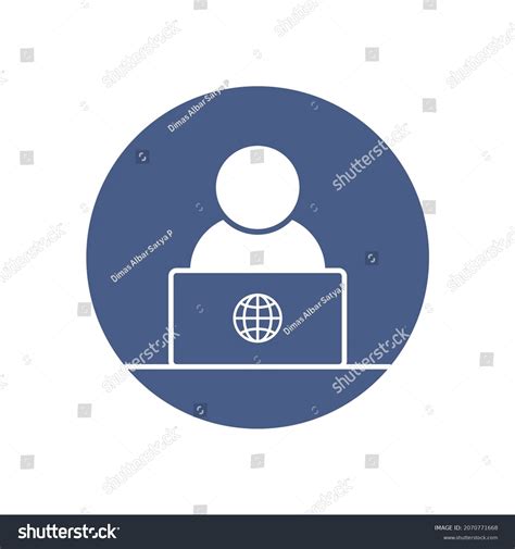 Computer User Icon User Interface Icon Stock Vector Royalty Free