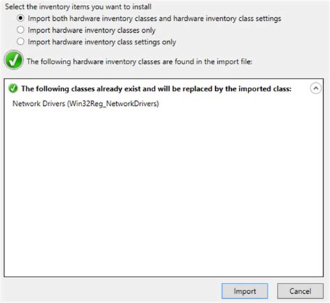 Configmgr Adding Network Driver Information To Hardware Inventory
