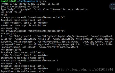 importerror no module named caffe 的解决方案 csdn博客