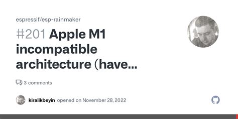 apple m1 incompatible architecture have arm64 need x86 64 megh 4042 · issue 201