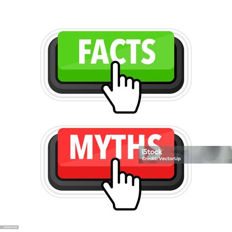 사실 대 신화 사실 확인 확인 표시 가짜 뉴스 실제 정보와 비교하는 소문 사실 대 신화 레이블 1에 대한 스톡 벡터 아트 및 기타 이미지 Istock