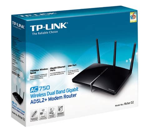 Buy TP LINK Archer D Wireless Modem Router AC Dual Band Free Delivery Currys