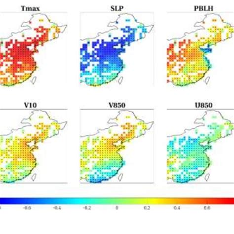 Pearson Correlation Coefficients Between Meteorological Variables And Download Scientific