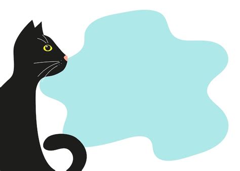 Premium Vector Banner Cat