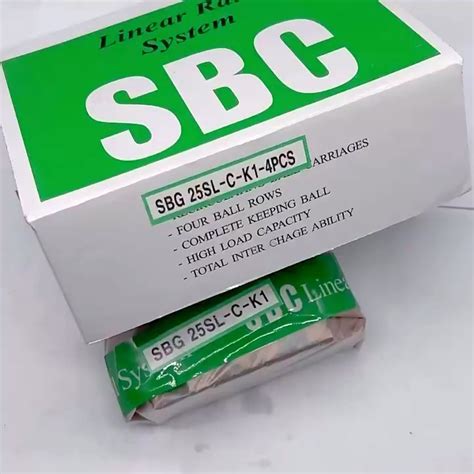 Korea Sbc Linear Rail Slide Block Sbg Sll K Sbg Sll K Sbg Sll K Sbg Sll K Sbg Sll K
