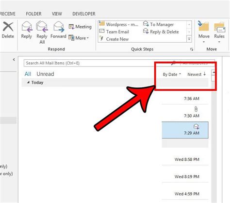 How To Sort Emails By Date In Outlook 2013 Solve Your Tech