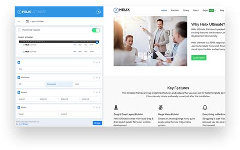 Helix Ultimate Free Universal Joomla Template For Any Website