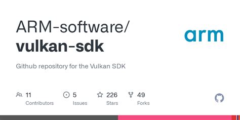 Vulkan Sdk At Master Arm Software Vulkan Sdk Github