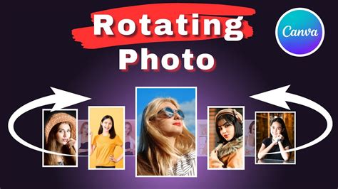 How To Create Rotating Carousel Photo In Canva Swipe Effect Youtube